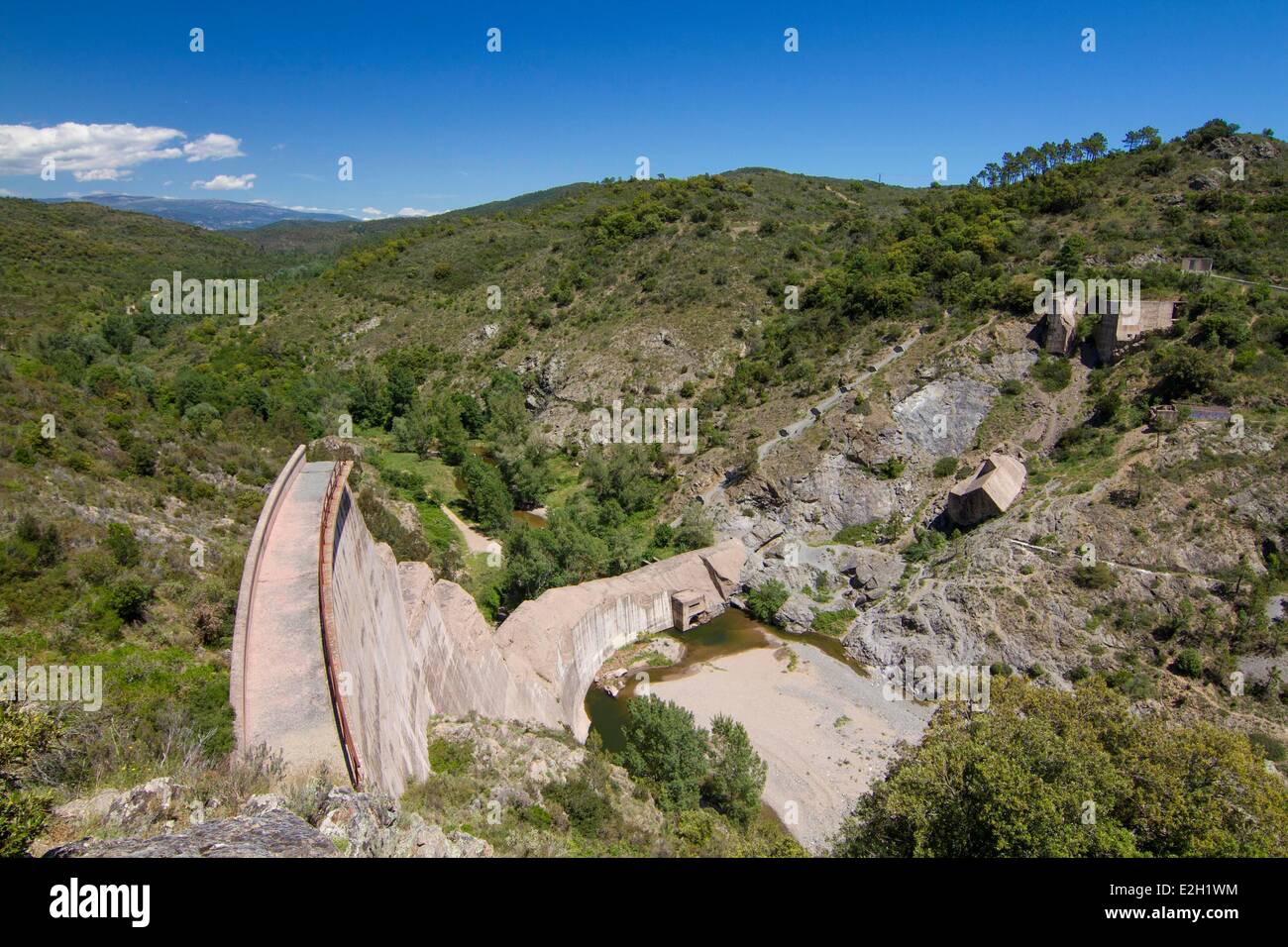 France Var Frejus vestige of Malpasset dam Stock Photo - Alamy