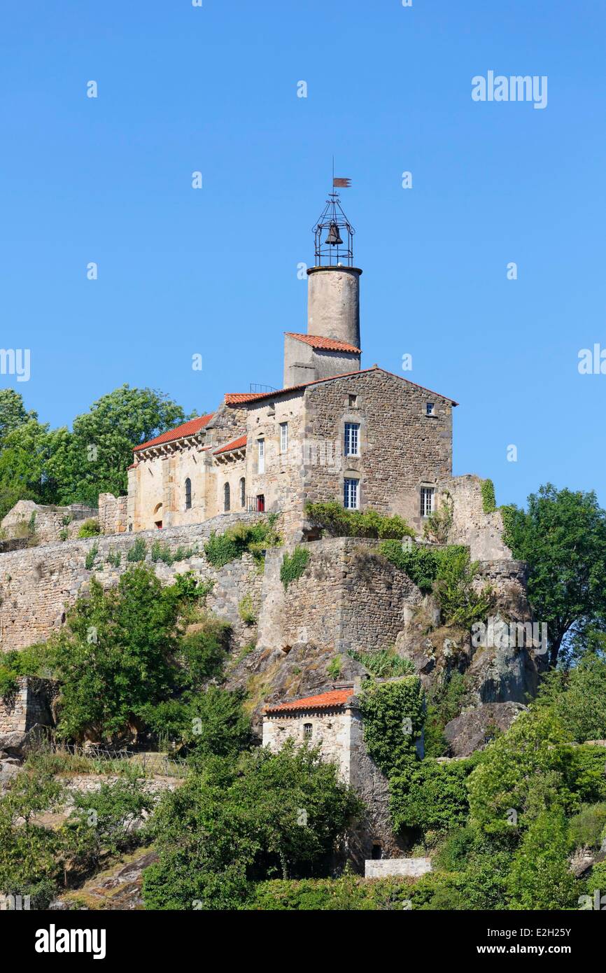 France Puy de Dome Champeix village Marchidial castle Stock Photo - Alamy
