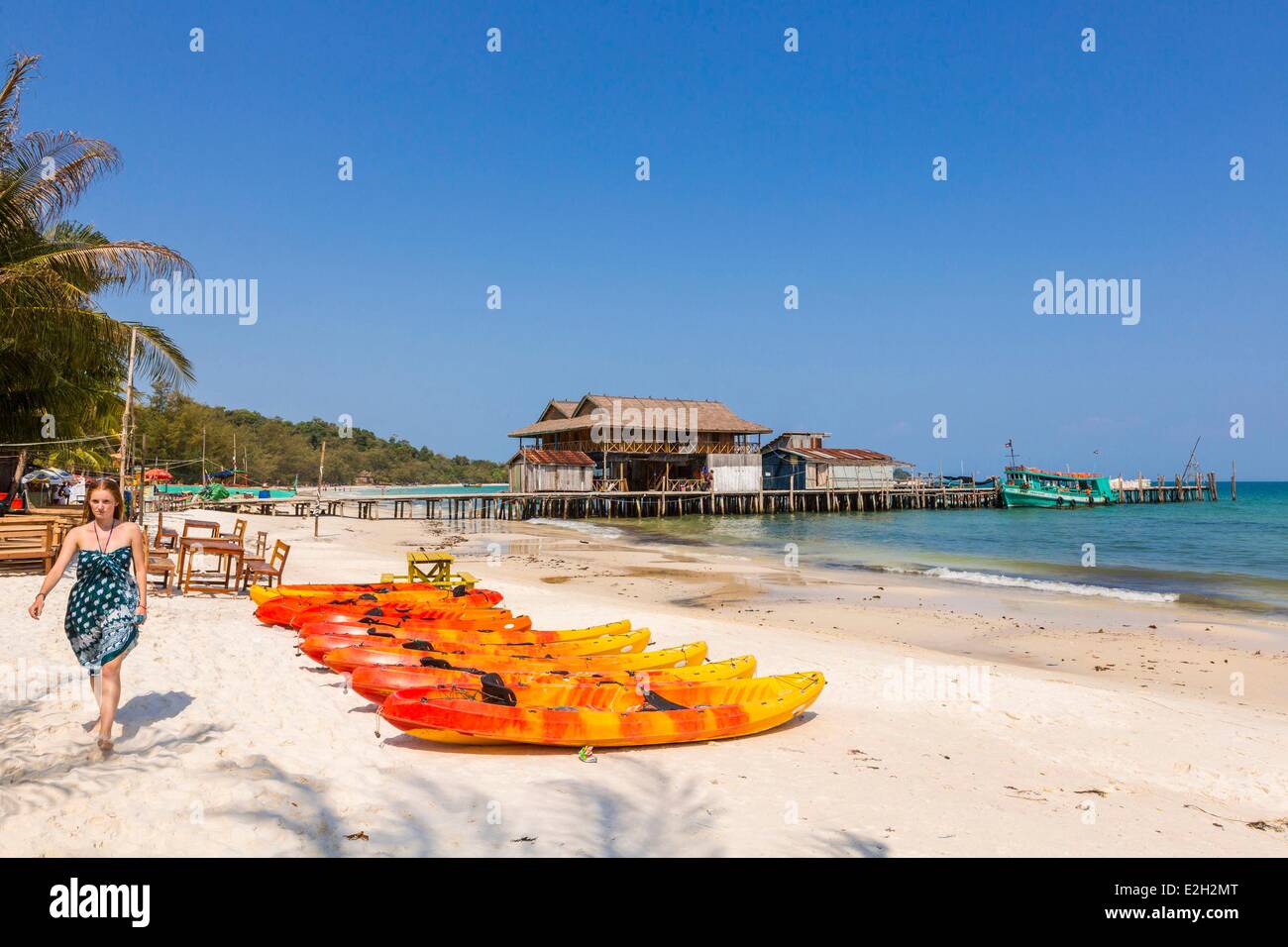 Cambodia South coast Kompong Song province Sihanoukville Koh Rong ...