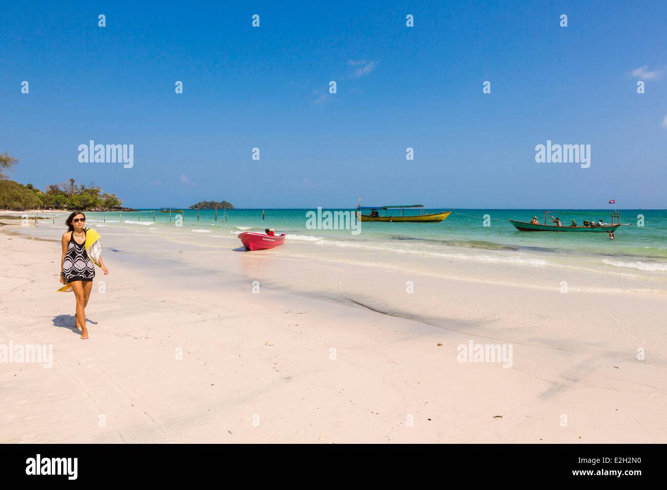 Cambodia South coast Kompong Song province Sihanoukville Koh Rong ...