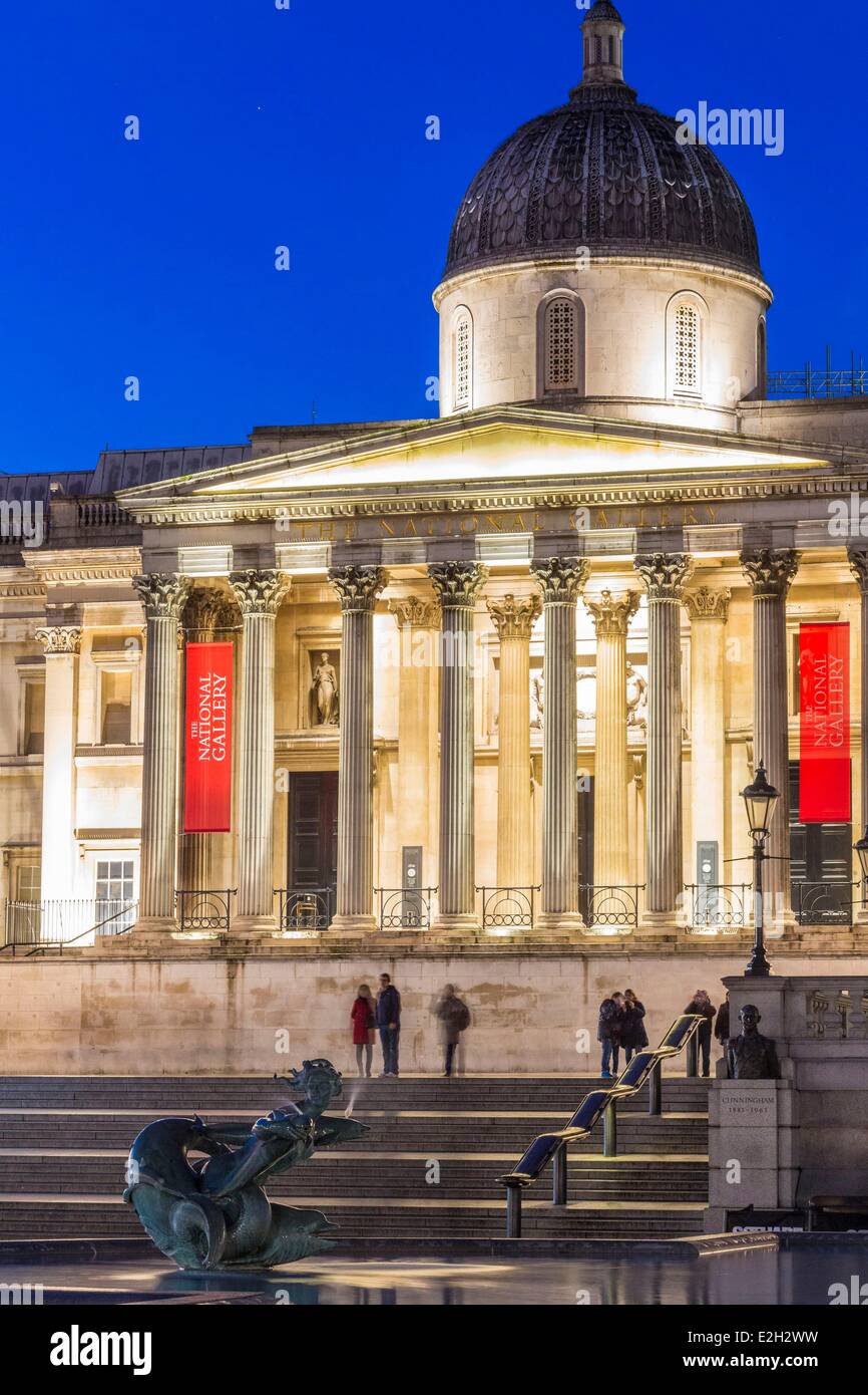 United Kingdom London Westminster Trafalgar Square National Gallery ...