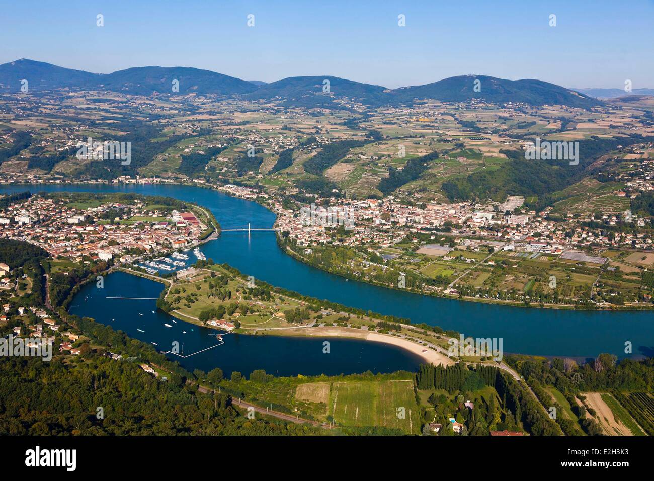 France Rhone and Isere Condrieu Condrieu and Rocks leisure Condrieu ...