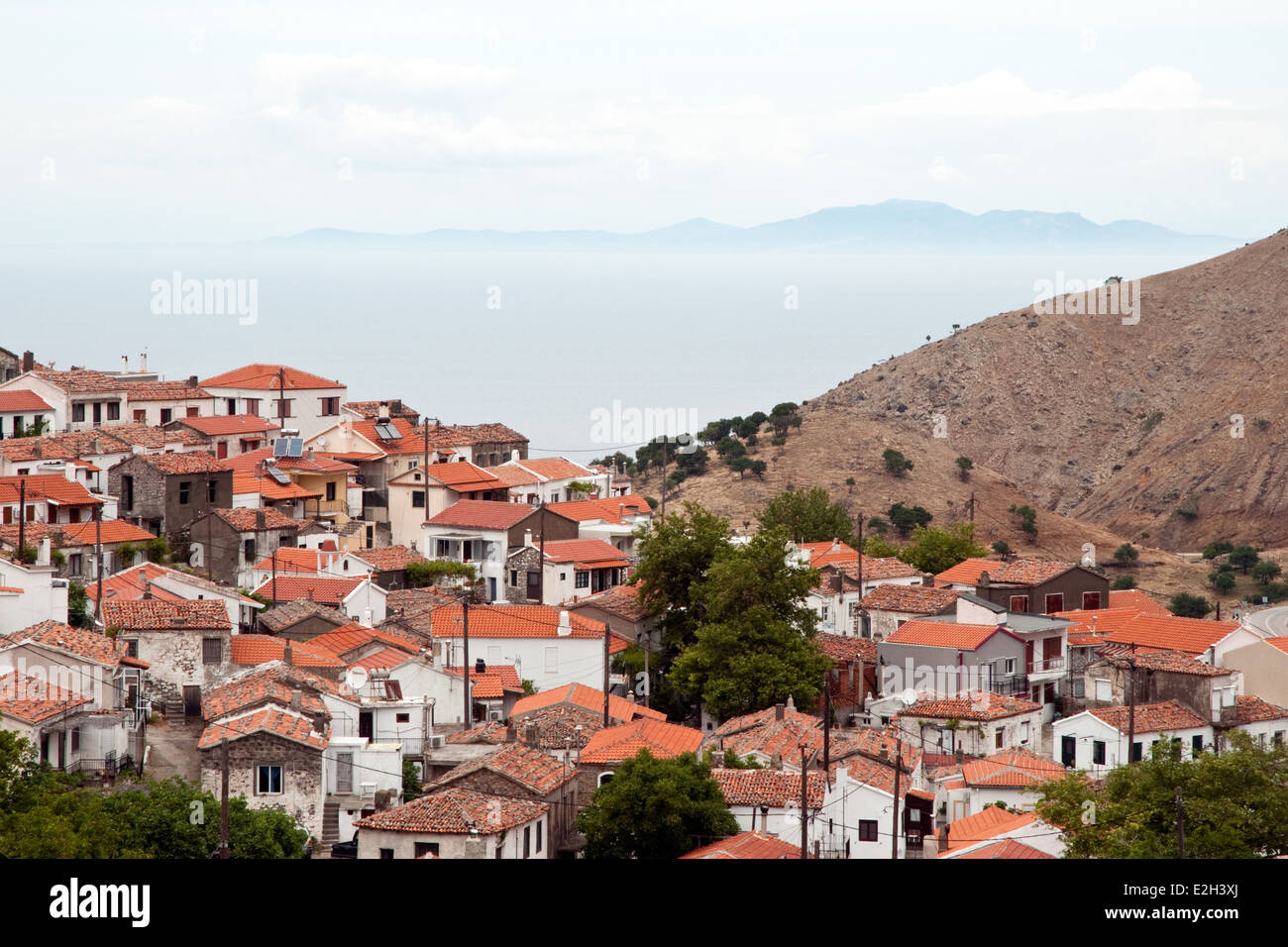 Greek village and houses hi-res stock photography and images - Alamy