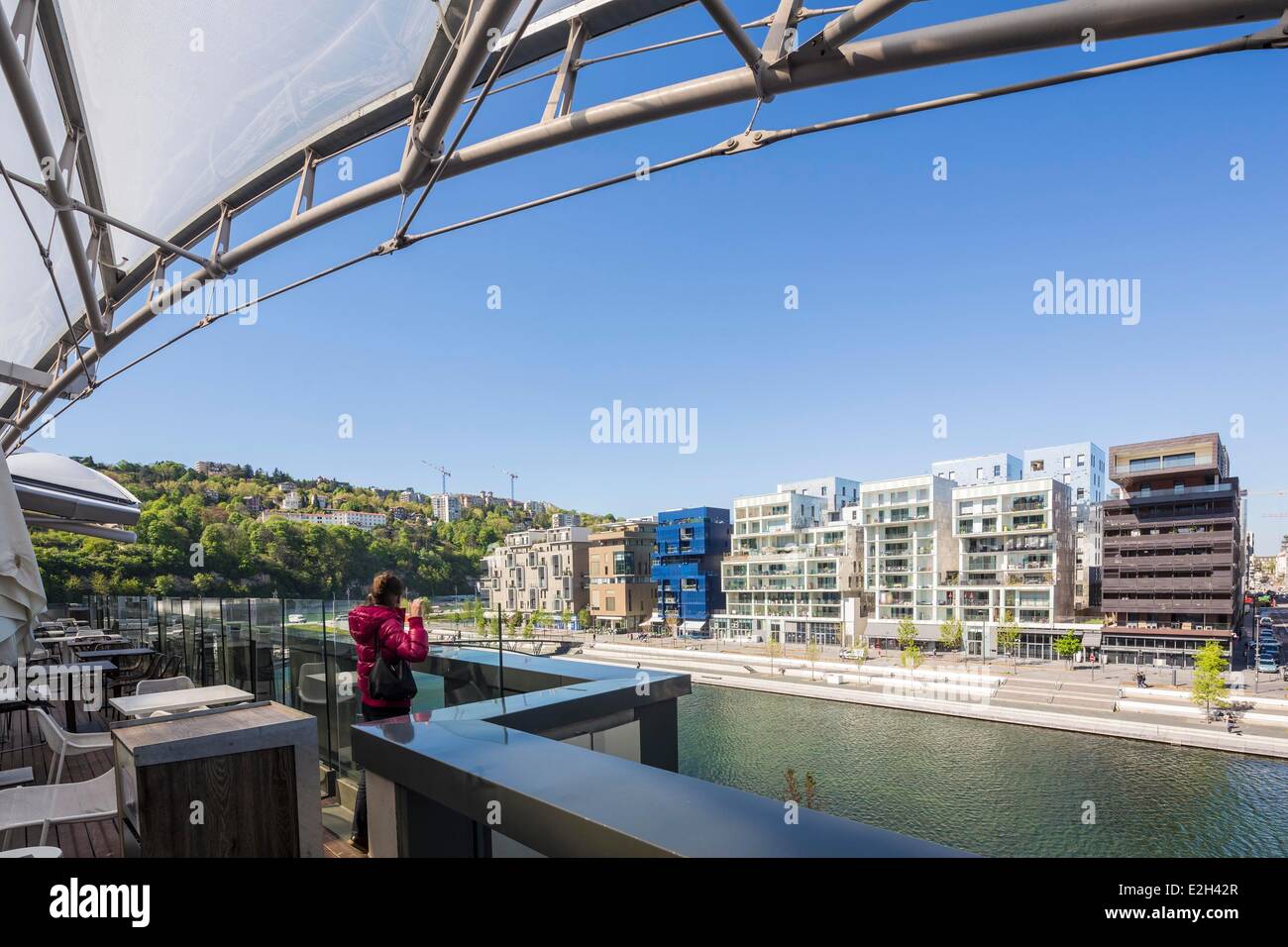 France Rhone Lyon La Confluence new district in South of Presqu'ile ...