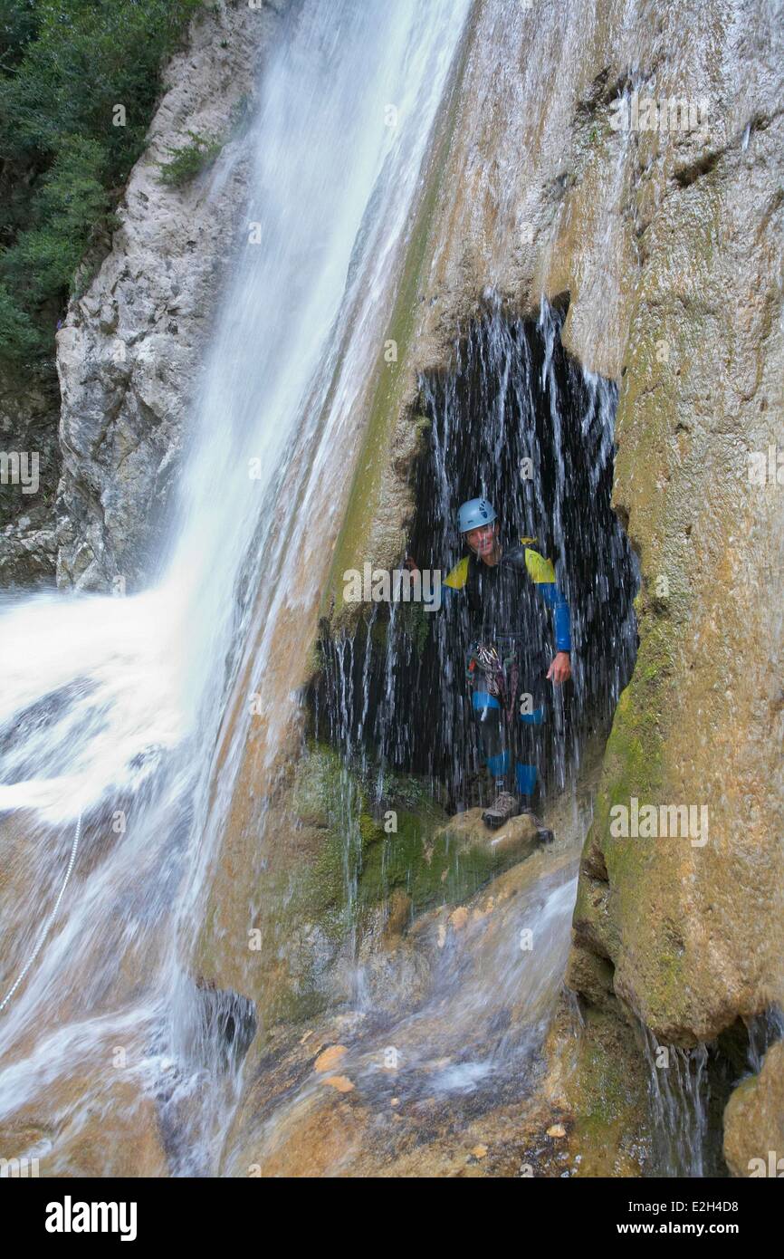 Spain Aragon Sierra de Guara Rodellar canyoning Stock Photo - Alamy