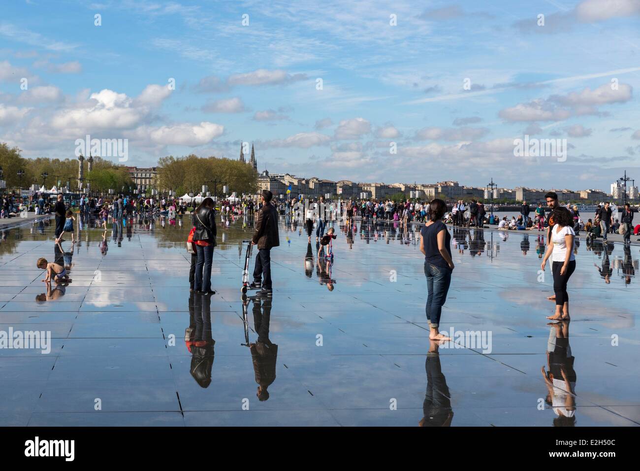 France Gironde Bordeaux area classified World Heritage by UNESCO water ...