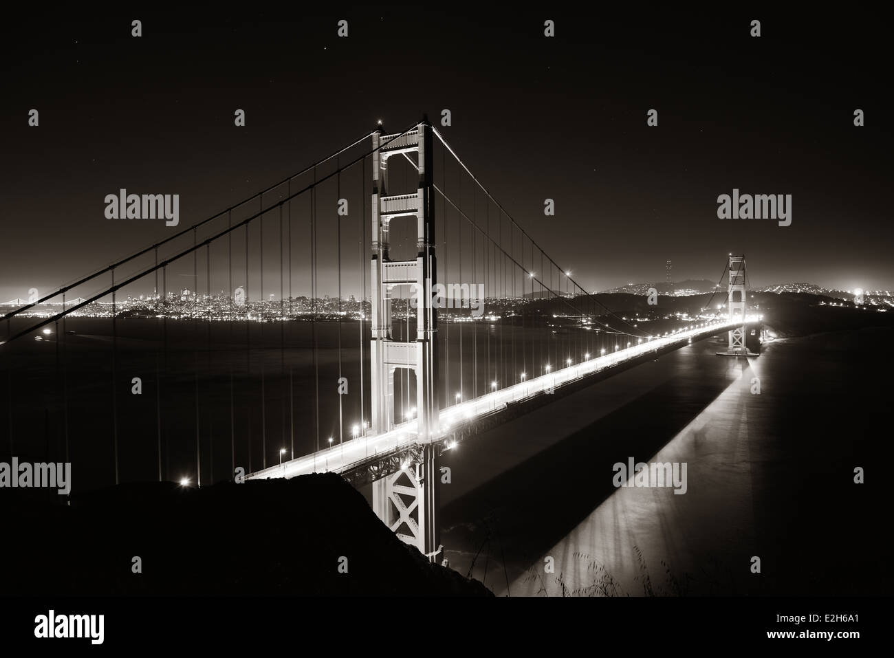 Golden Gate Bridge in San Francisco as the famous landmark Stock Photo ...
