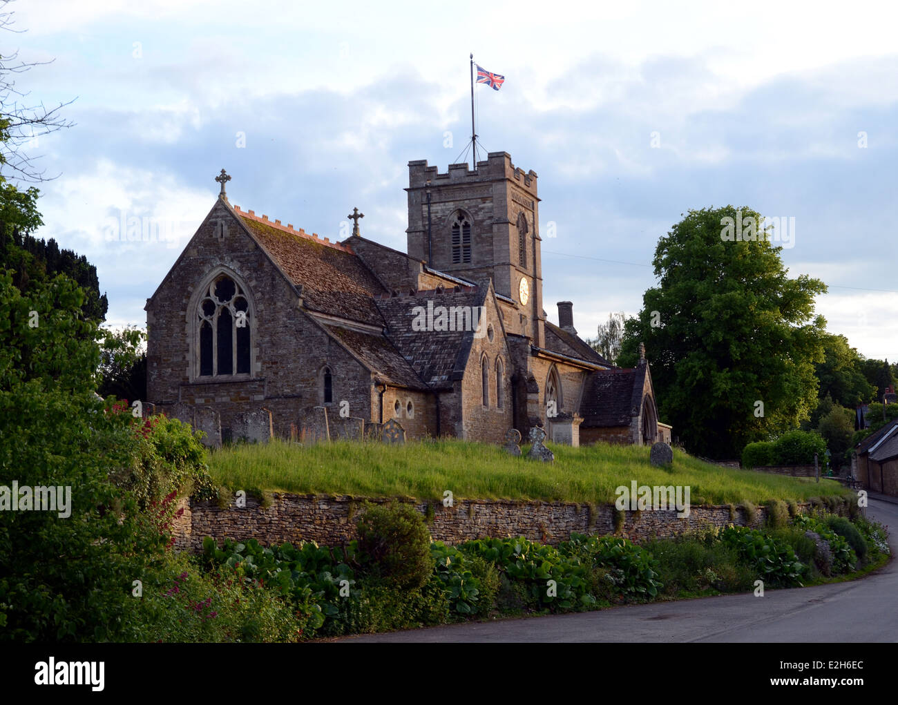 Parish Church, village of Wing, Rutland Stock Photo - Alamy