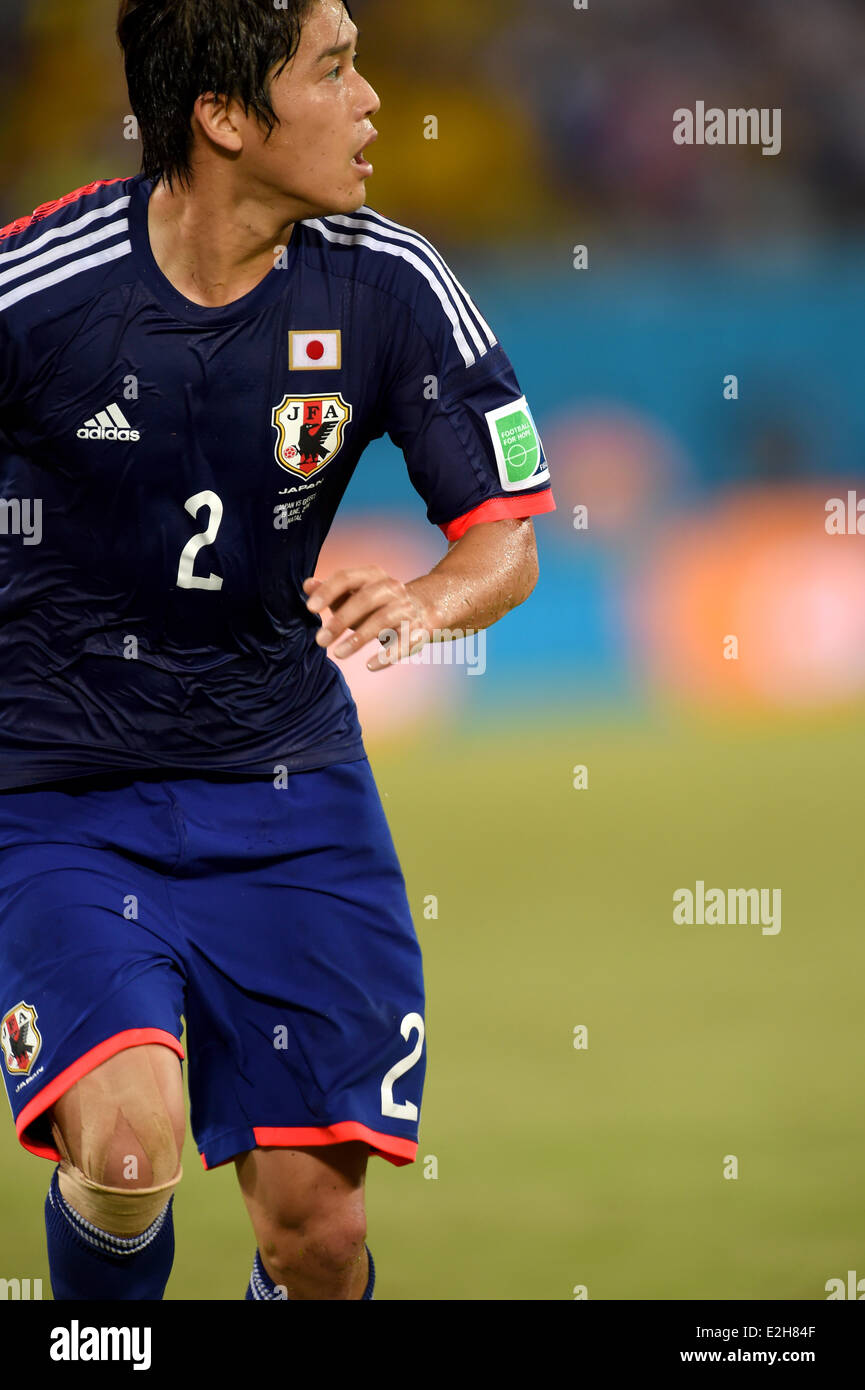 Natal, Brazil. 19th June, 2014. Atsuto Uchida (JPN) Football/Soccer ...