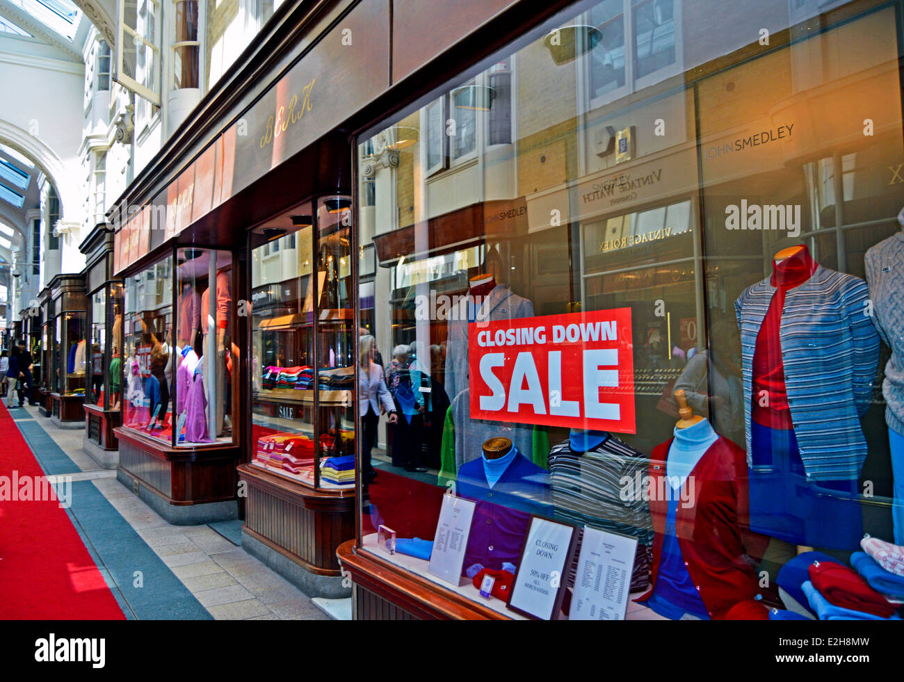 The Burlington Arcade, Mayfair, City of Westminster, London, England ...