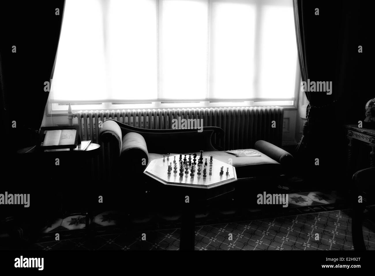 Interior shot of the salon room Wollaton Hall Nottingham England UK ...