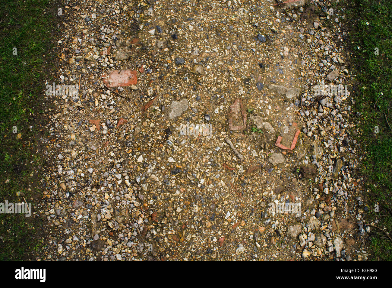 garden path, flint stone, Sheffield Park and Garden, Uckfield, East ...