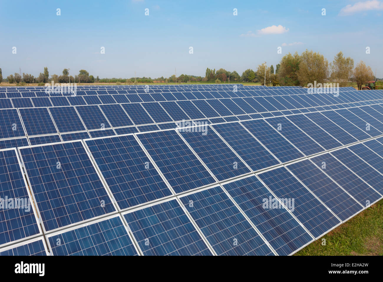 Photovoltaic solar power station Stock Photo - Alamy