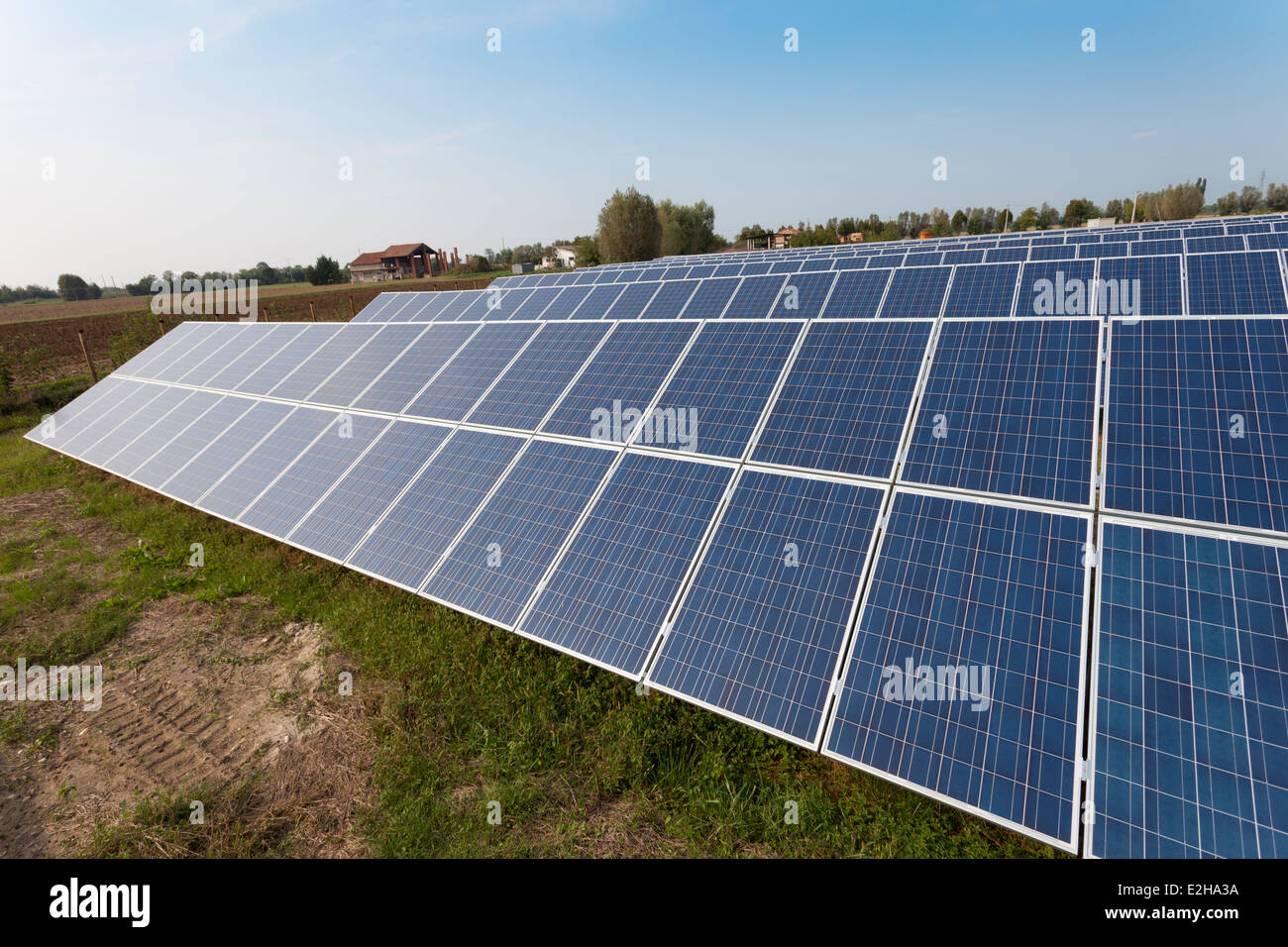 Photovoltaic solar power station Stock Photo - Alamy