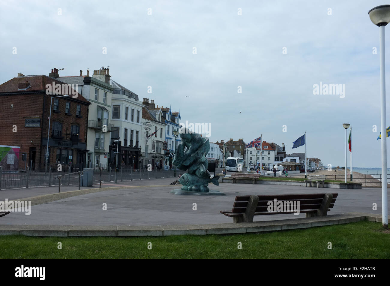 deal kent coastal town in south east of uk 2014 Stock Photo - Alamy