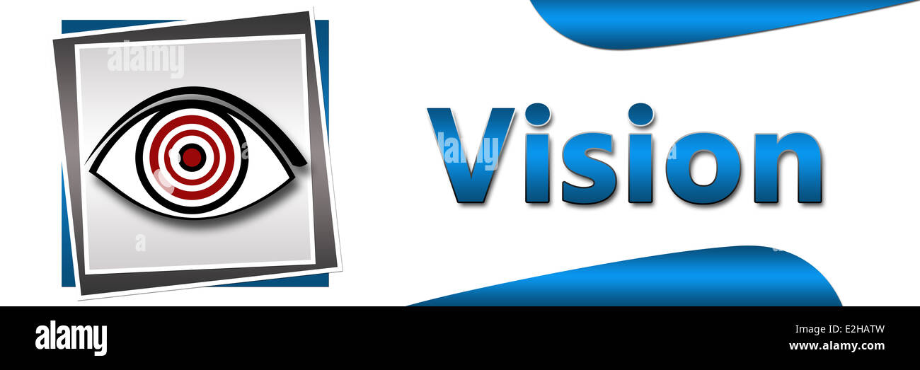 Vision Eye Banner Stock Photo - Alamy
