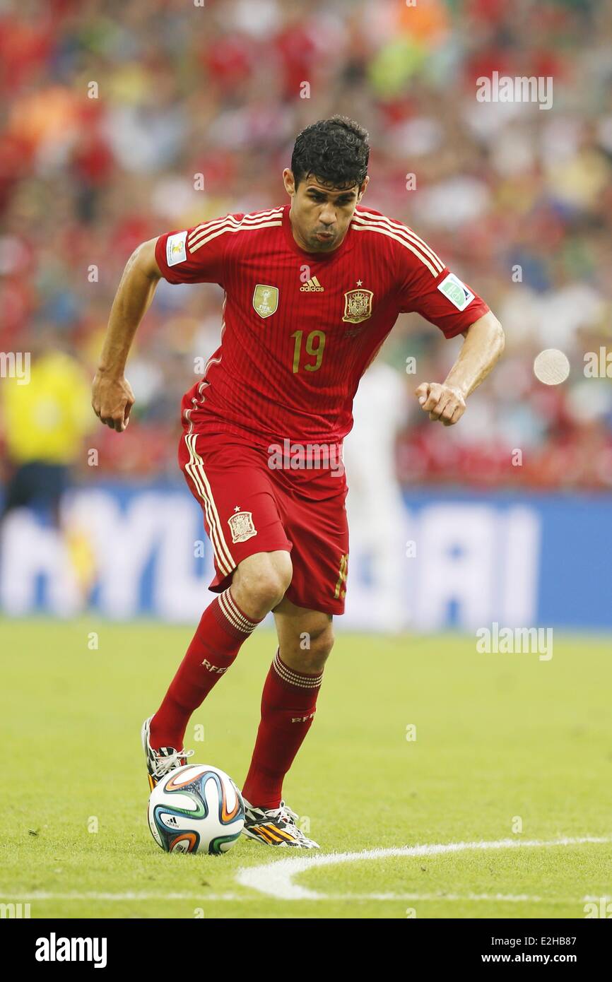 Rio de Janeiro, Brazil. 18th June, 2014. Diego Costa (ESP) Football ...