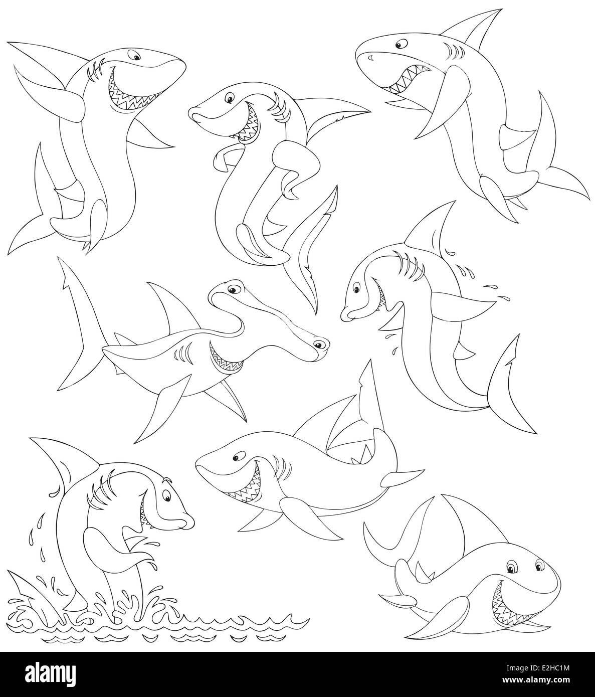 Shark leaping hi-res stock photography and images - Alamy