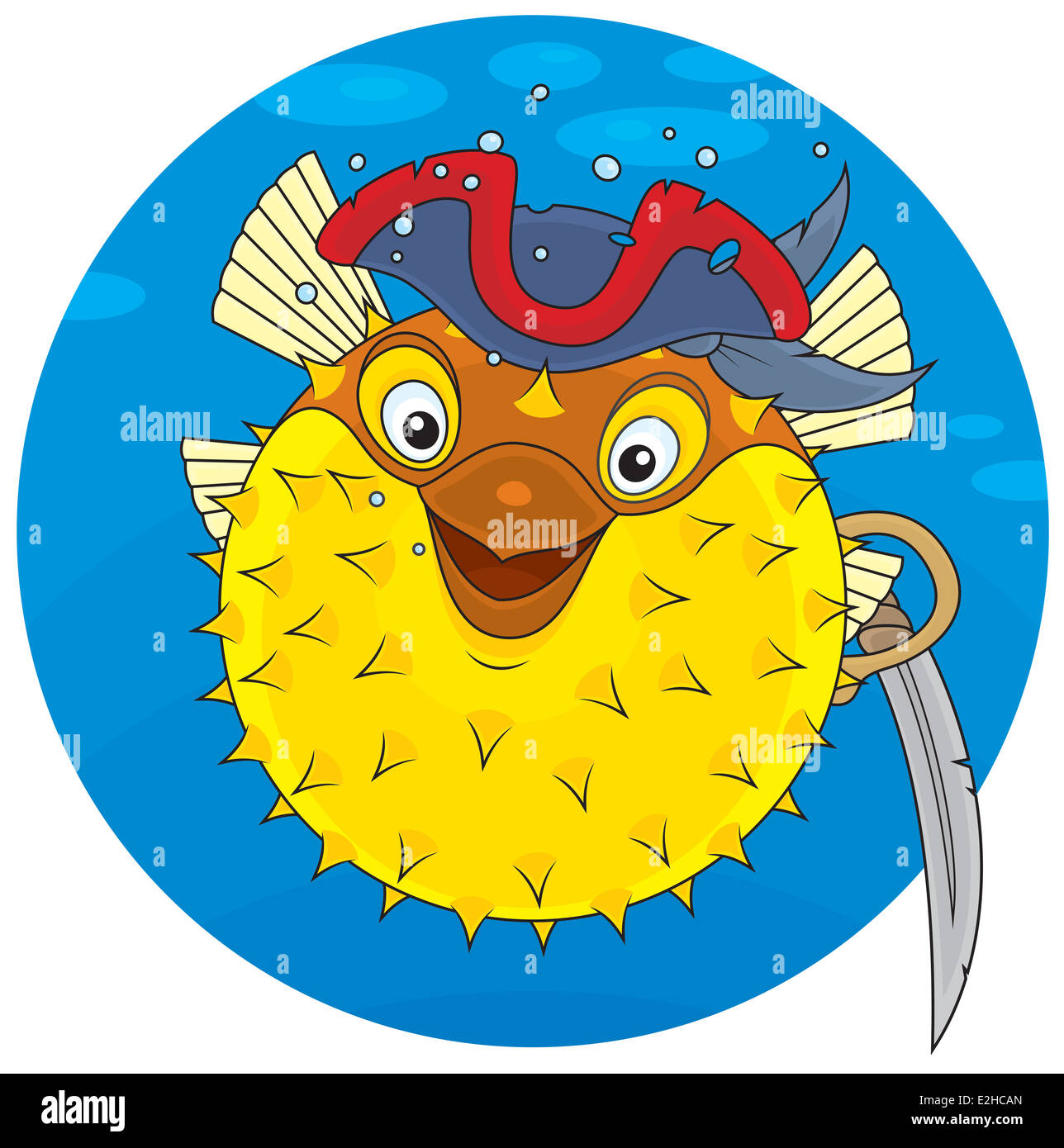 Puffer fish pirate Stock Photo - Alamy