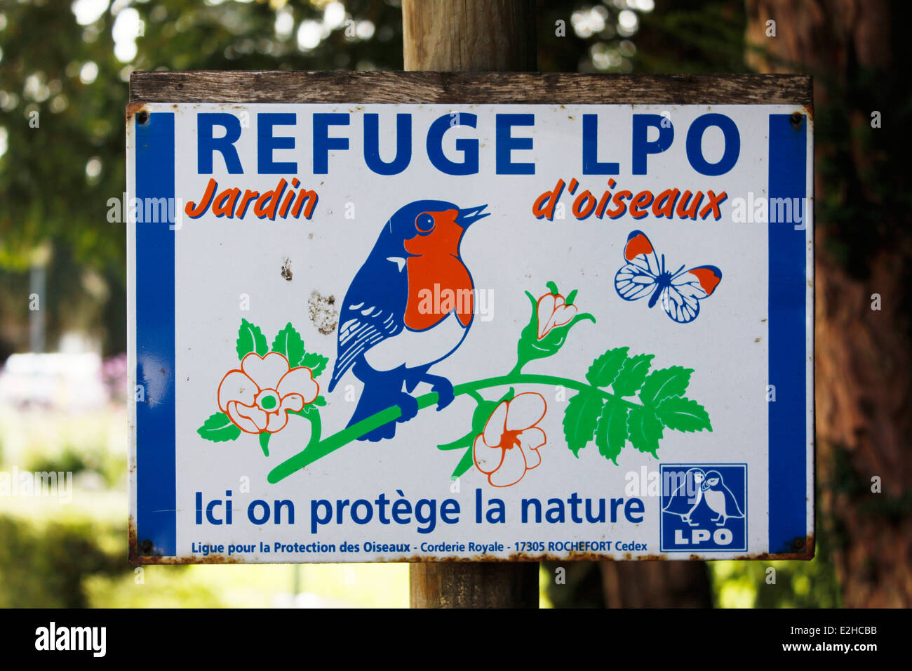 Panel LPO, Bird Protection League, for the welfare of birds and their ...