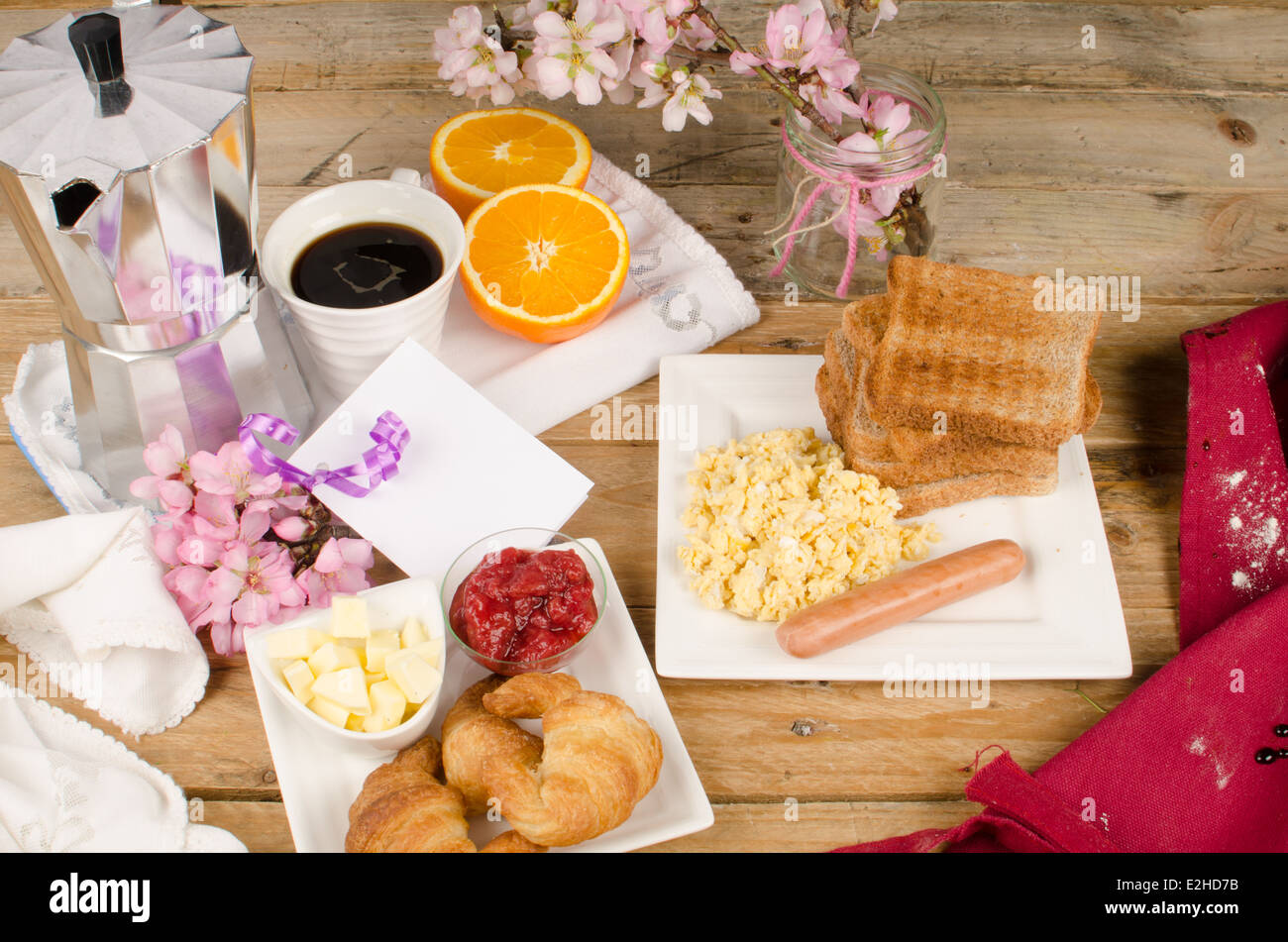 Messy toast plate hi-res stock photography and images - Alamy