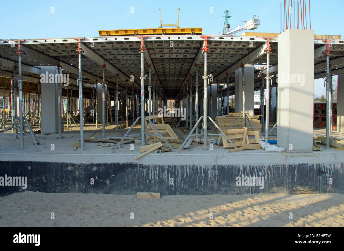Photo of new building being constructed Stock Photo - Alamy
