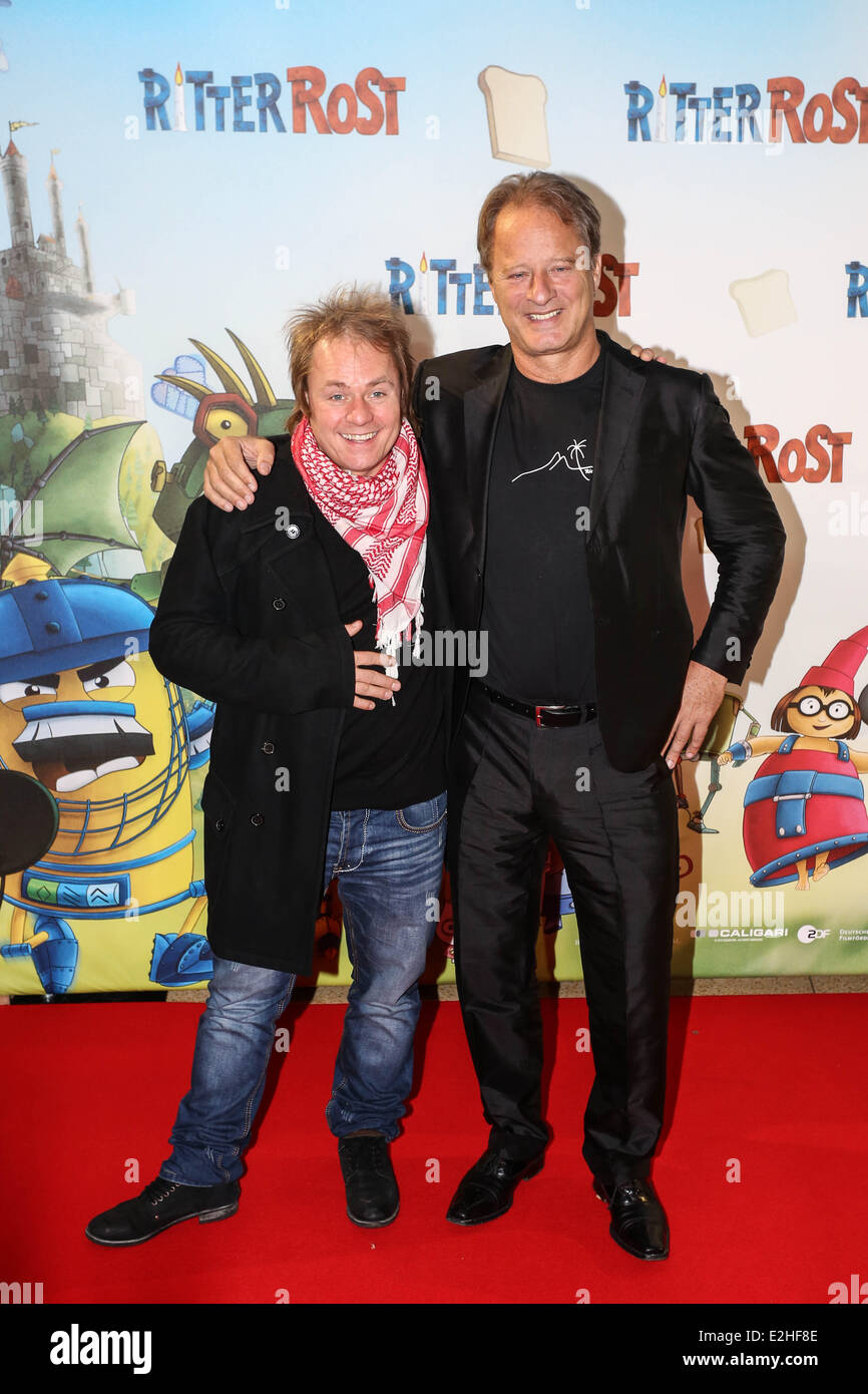 Dustin Semmelrogge and Tom Gerhardt at 'Ritter Rost' premiere at ...