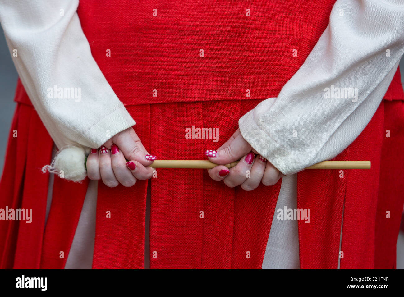 "Doudou" festival in Mons, Belgium. "Lumeçon" battle of the holy St ...