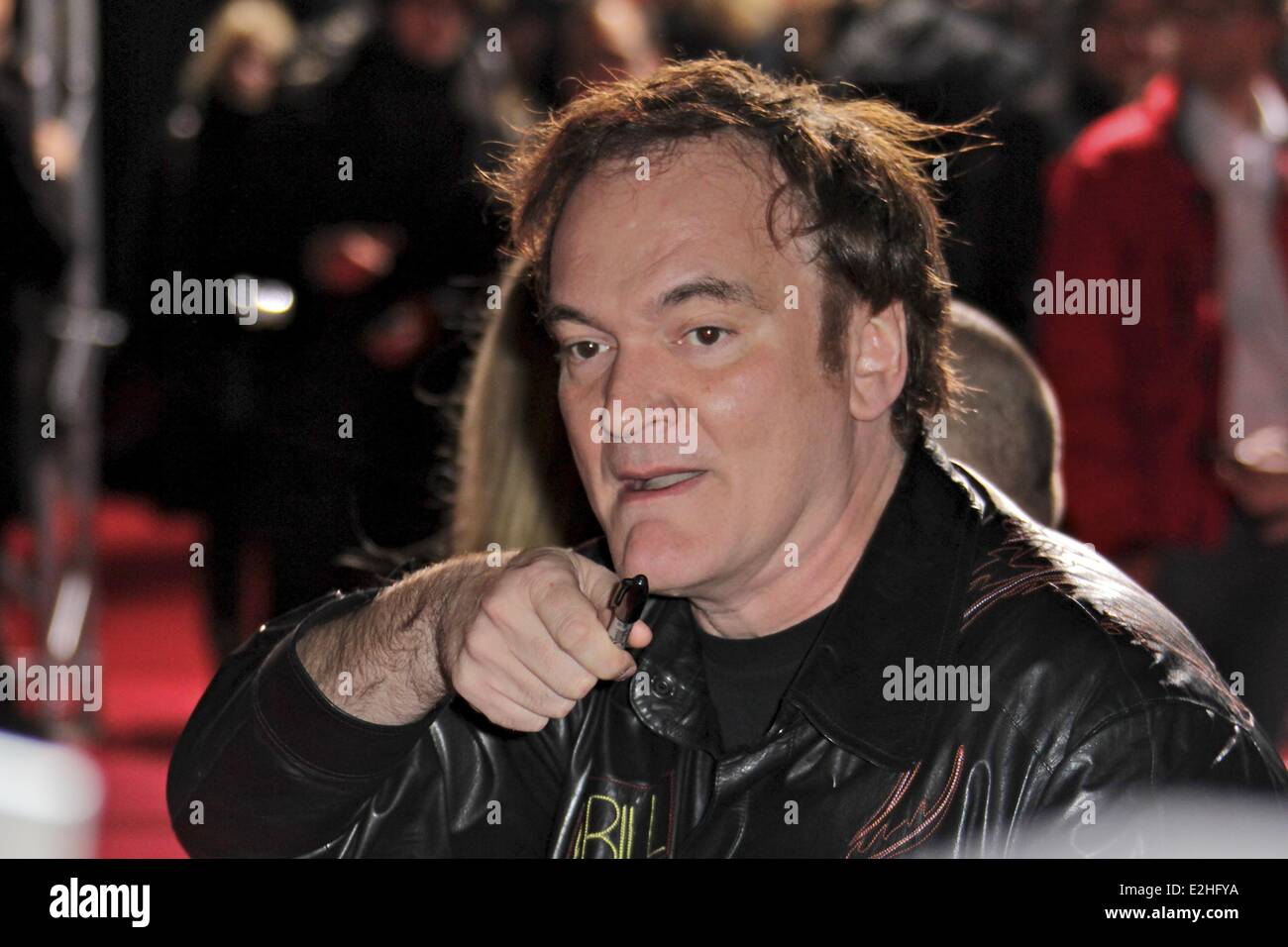 Quentin Tarantino at the German premiere of Django Unchained at movie ...