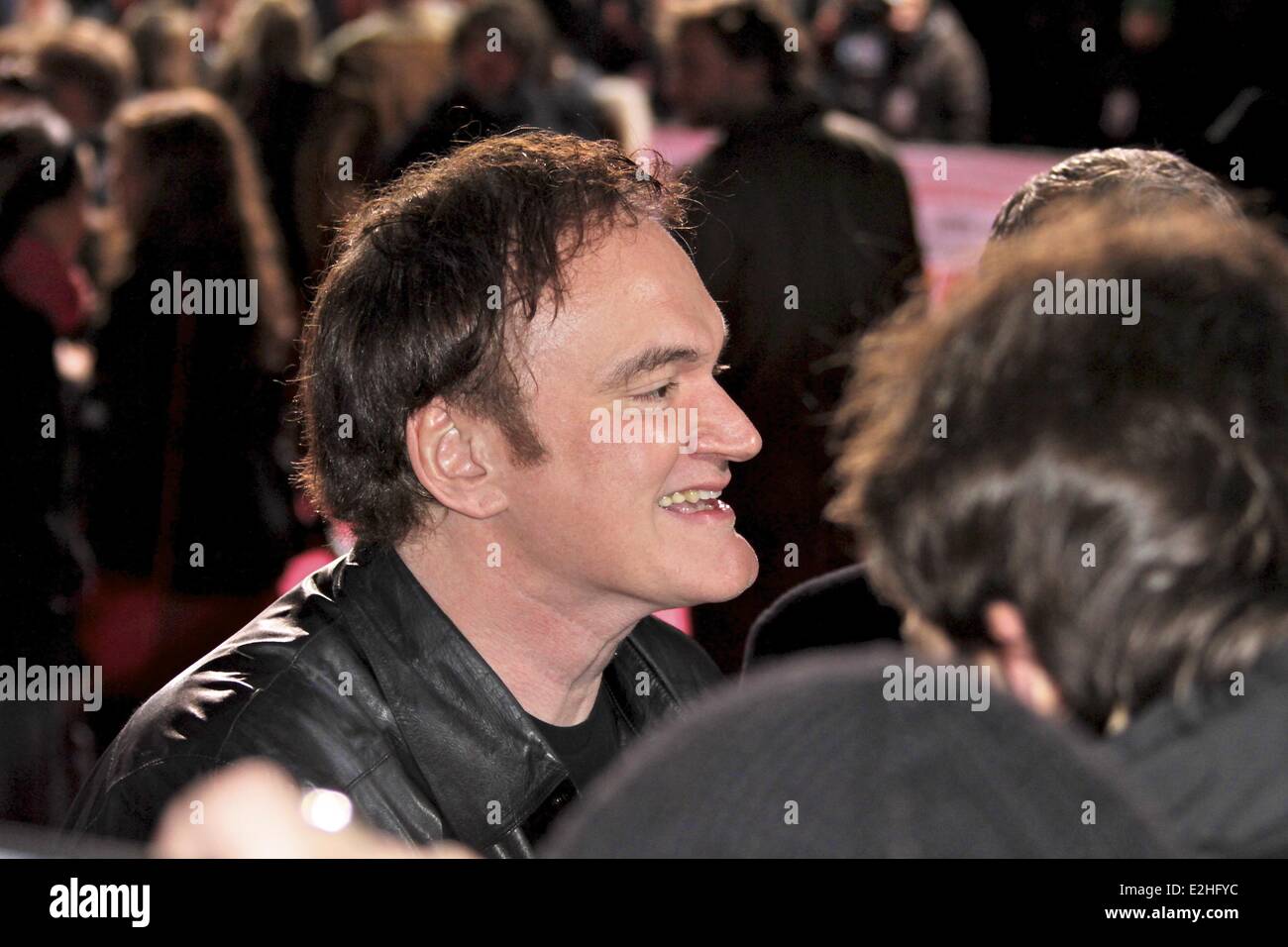 Quentin Tarantino at the German premiere of Django Unchained at movie ...