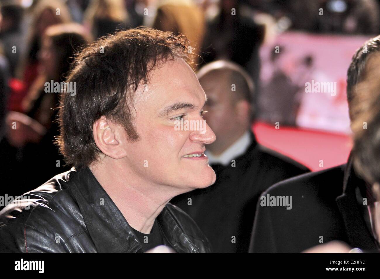 Quentin Tarantino at the German premiere of Django Unchained at movie ...