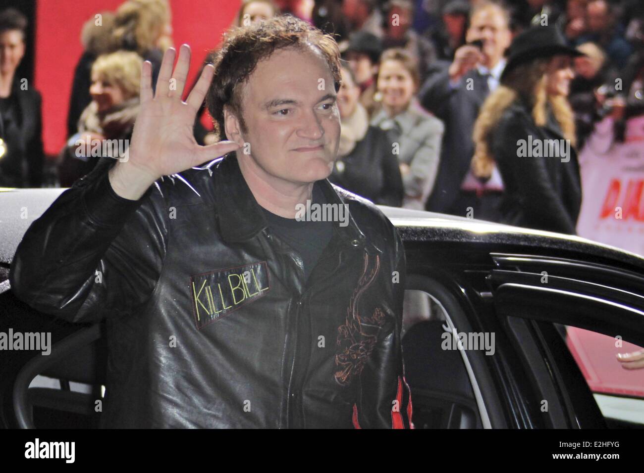 Quentin Tarantino at the German premiere of Django Unchained at movie ...