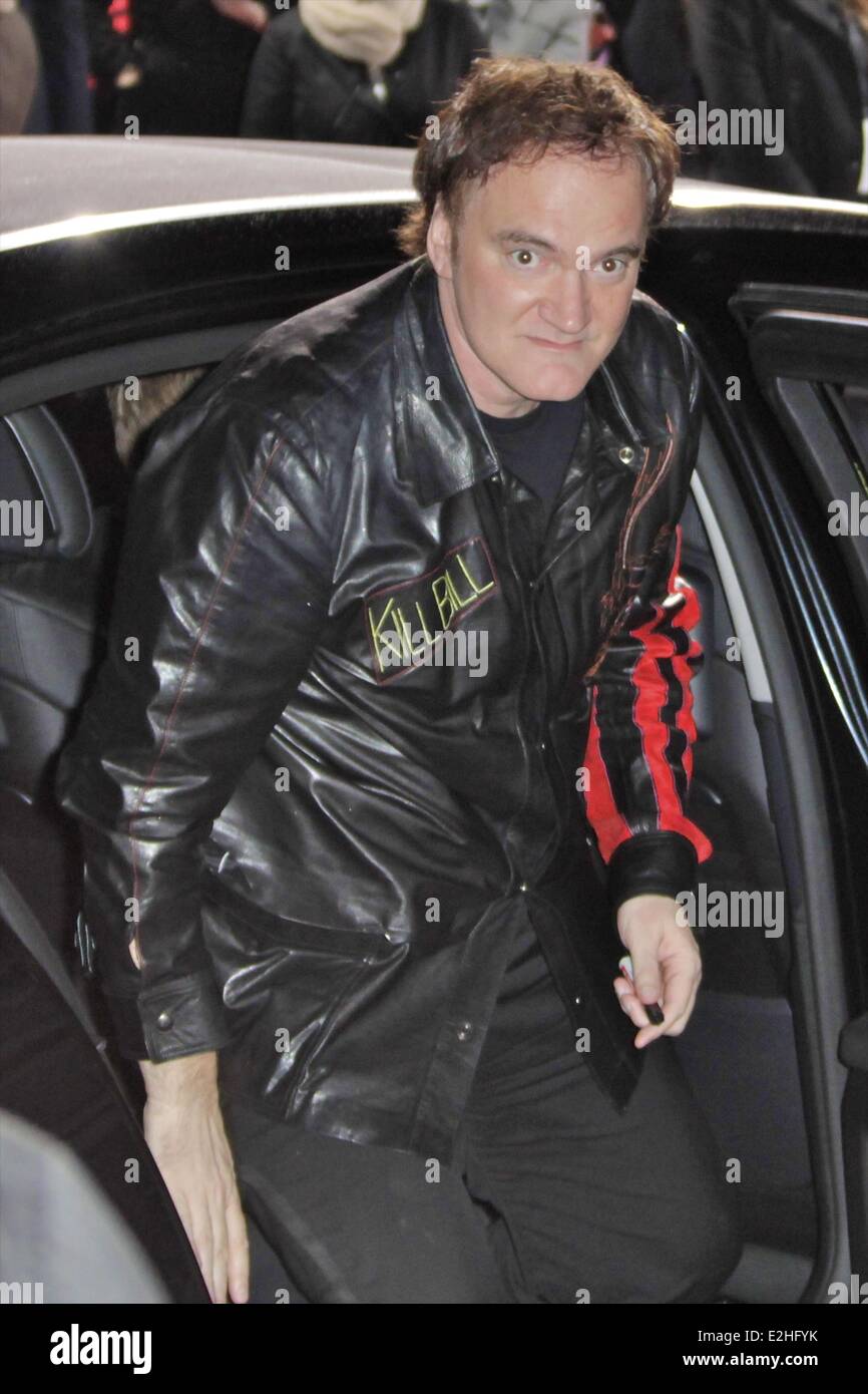 Quentin Tarantino at the German premiere of Django Unchained at movie ...