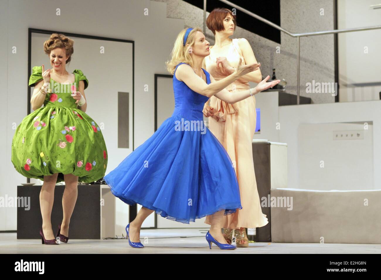Alessija Lause, Maria Furtwängler, Nicole Marischka at a photocall for ...