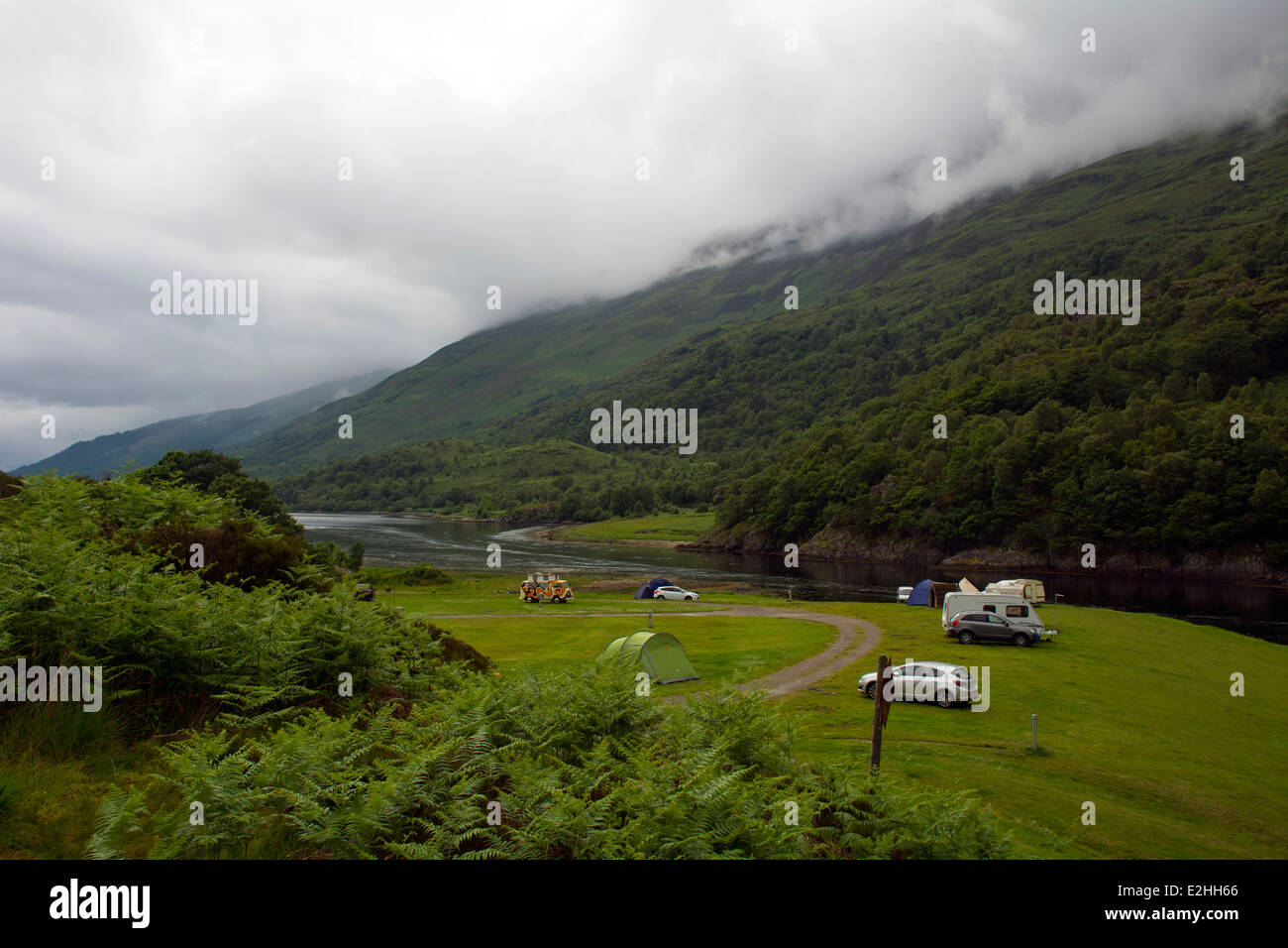 Camper van scottish highlands hi-res stock photography and images - Alamy