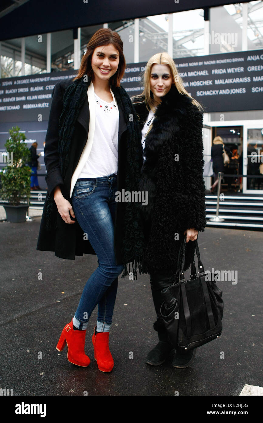 Ira Meindl and Mandy Bork at Mercedes-Benz Fashion Week Berlin Autumn ...