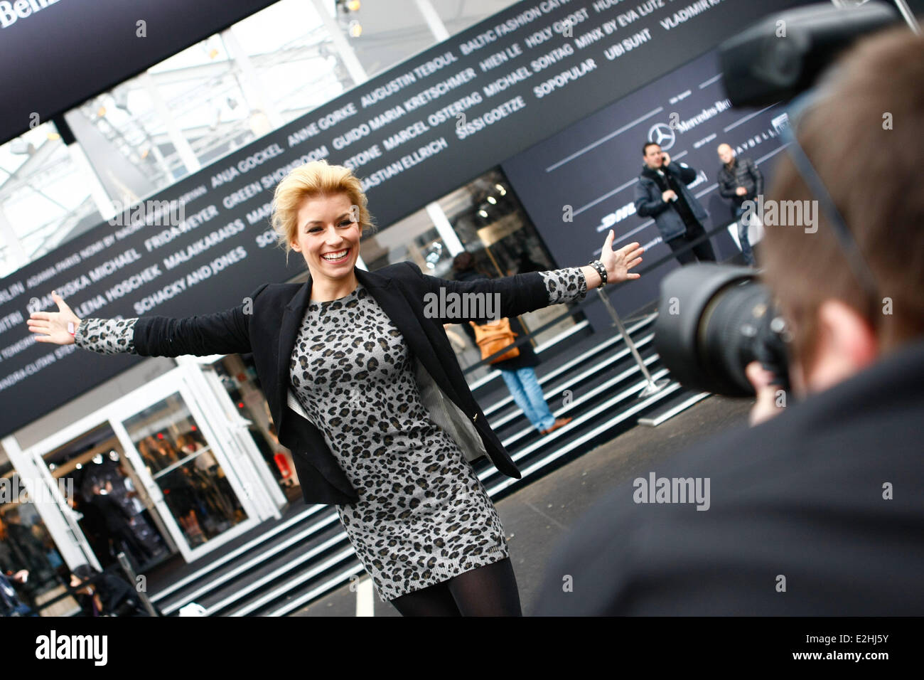 Annika Hansen at Mercedes-Benz Fashion Week Berlin Autumn/Winter 2013 ...