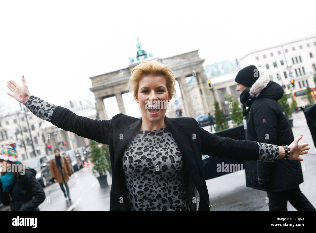 Annika Hansen at Mercedes-Benz Fashion Week Berlin Autumn/Winter 2013 ...