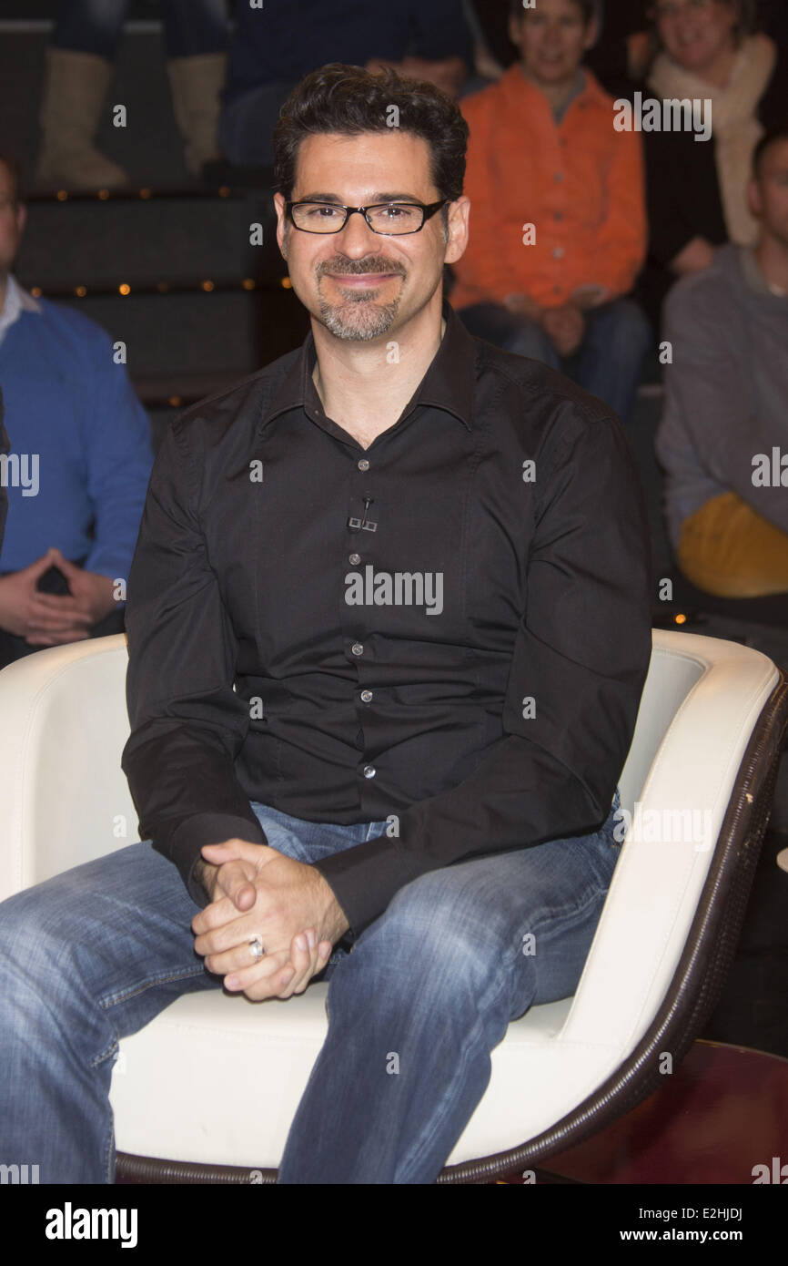 Rick Kavanian on German ZDF talkshow "Markus Lanz". Where: Hamburg ...