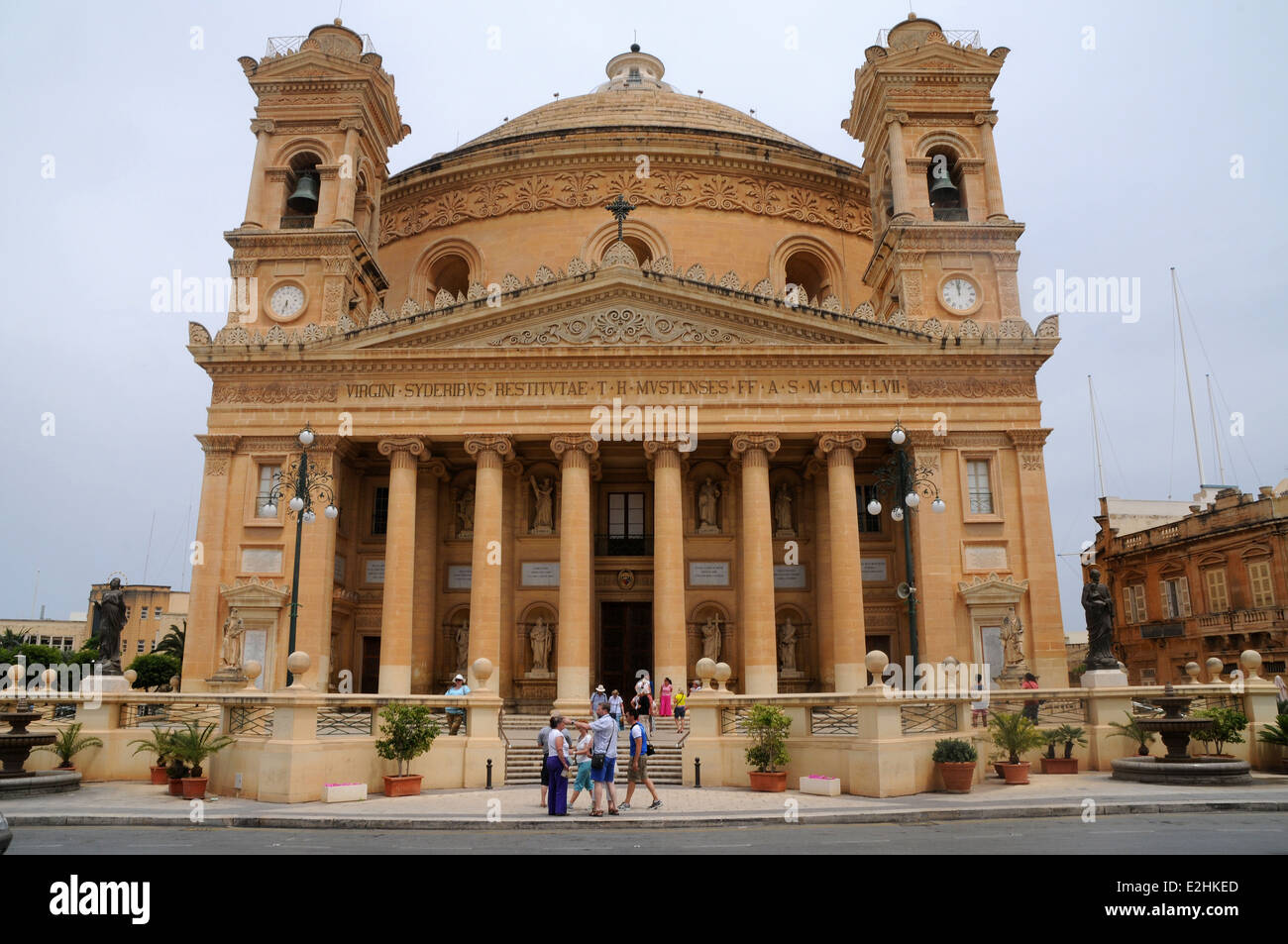 Mosta Rotunda Malta Stock Photo - Alamy