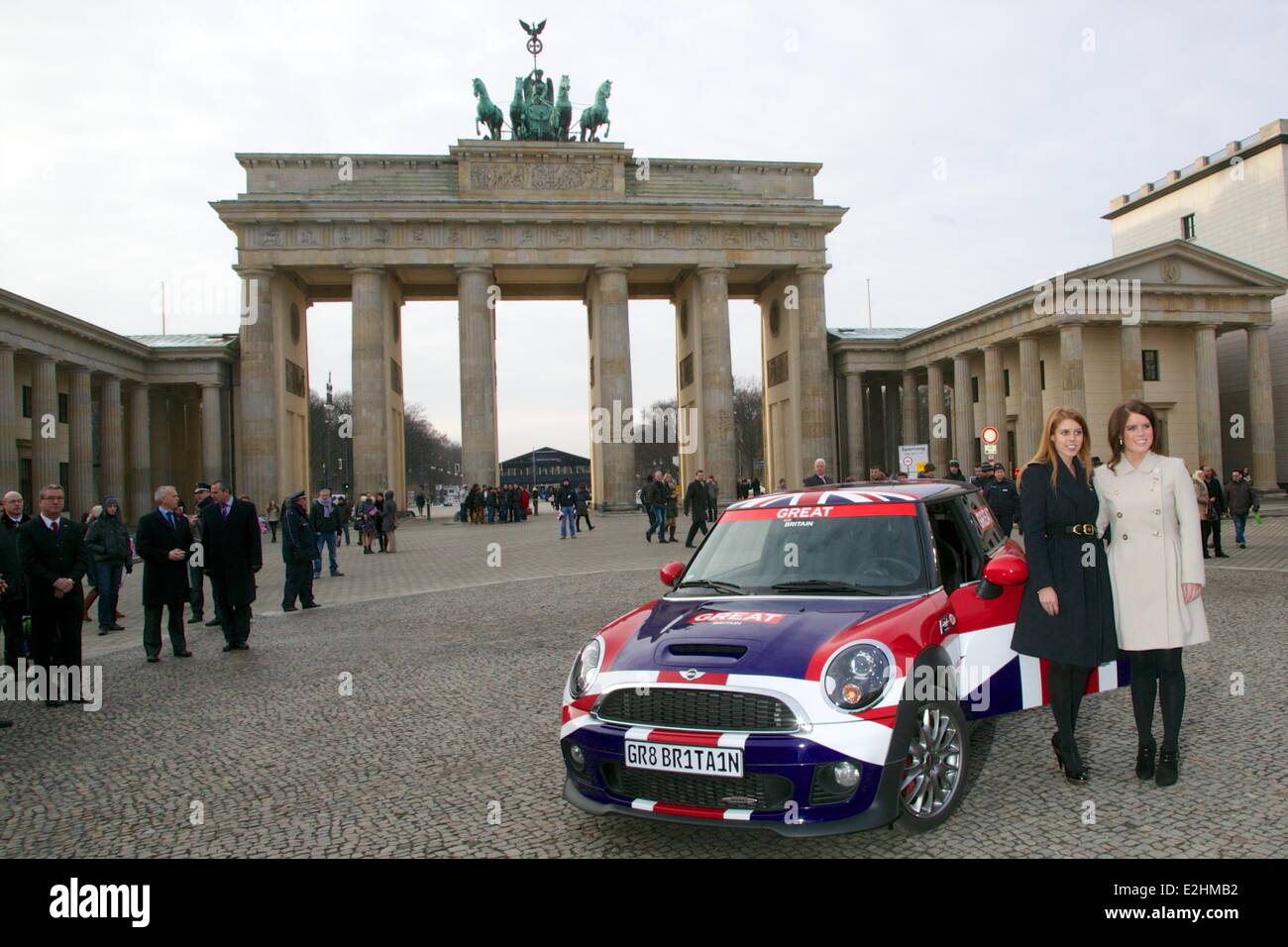 Princess Beatrice and Princess Eugenie on their first job as official ...