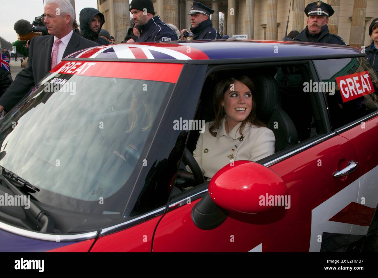 Princess Beatrice and Princess Eugenie on their first job as official ...