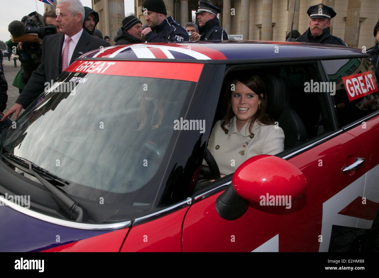 Princess Beatrice and Princess Eugenie on their first job as official ...