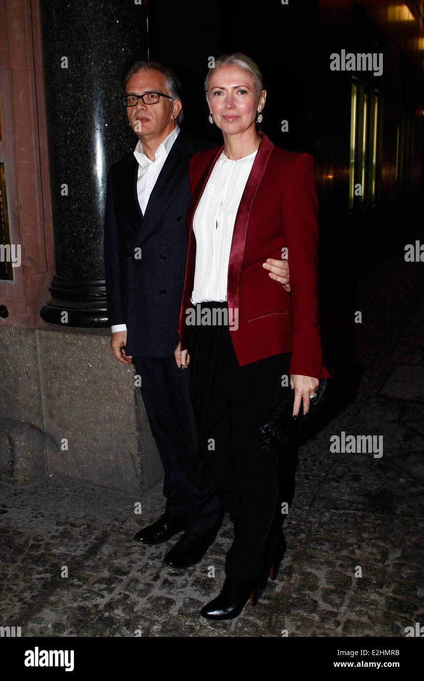 Guest and Christiane Arp at Vogue Fashion Night during Mercedes-Benz ...