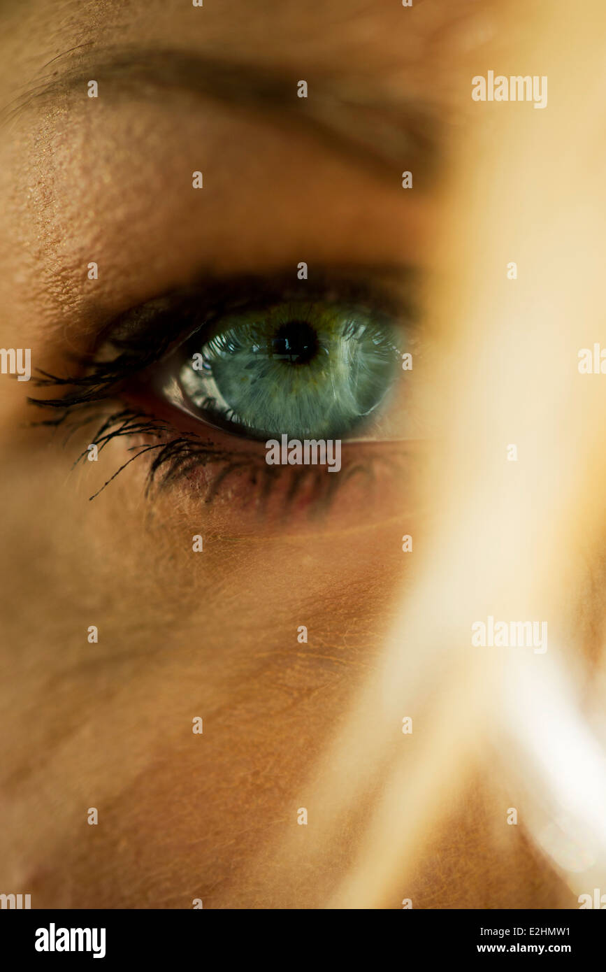 Woman's eye, close-up Stock Photo - Alamy