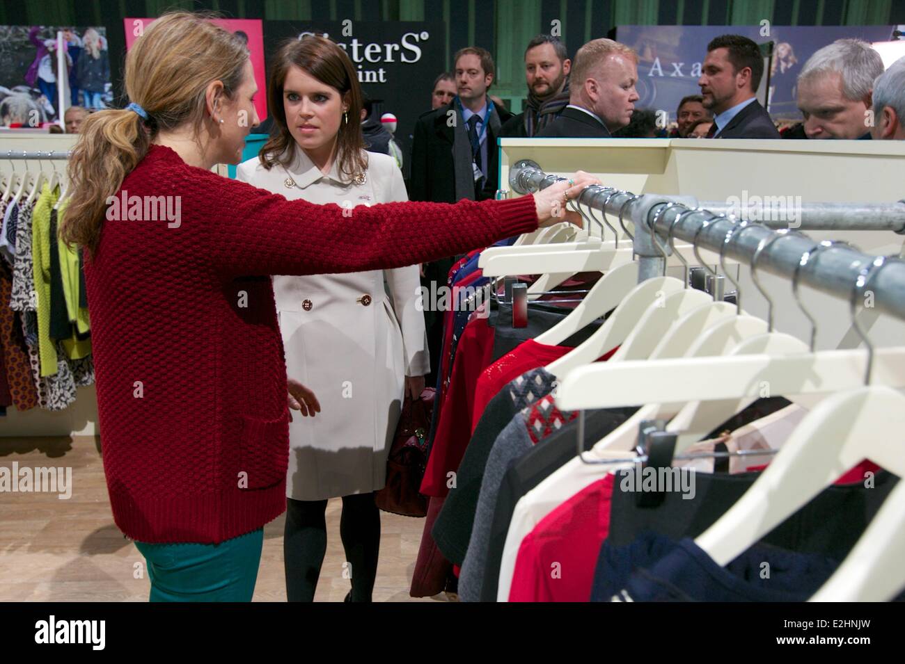 Princess Beatrice and Princess Eugenie of York on their first job as ...