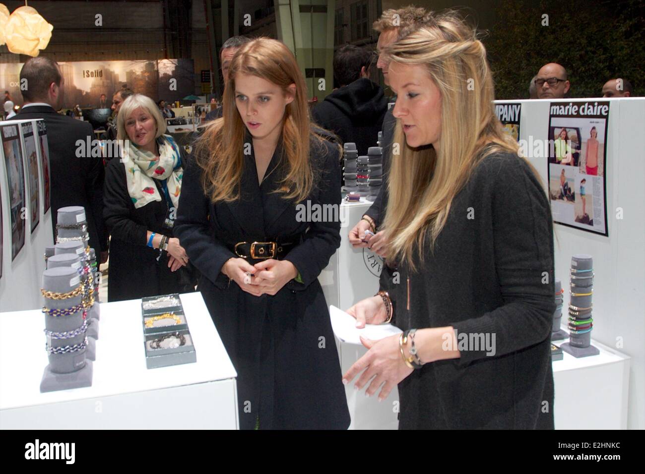 Princess Beatrice and Princess Eugenie of York on their first job as ...