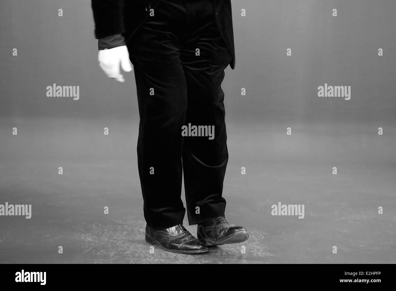 Person tap dancing, low section Stock Photo - Alamy