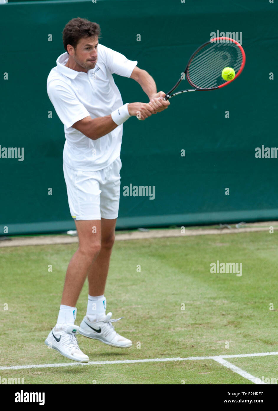 Stoke Park, Buckinghamshire. 19th June, 2014. Robin Haase at the The ...
