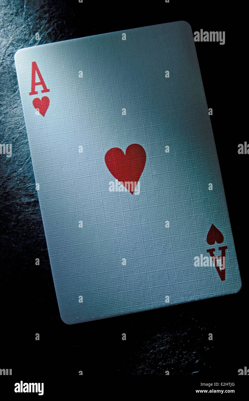 Single Playing Card Ace High Resolution Stock Photography and Images ...